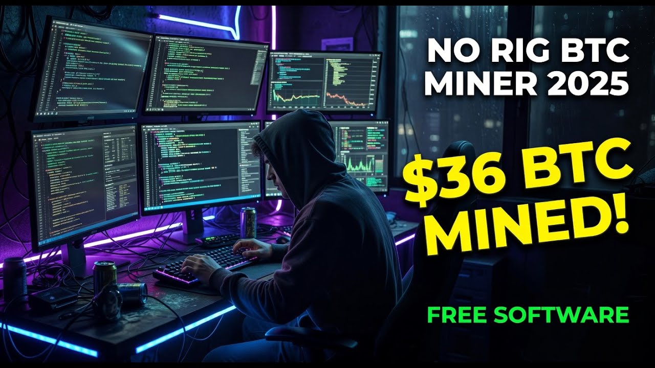 Tested overnight: $36 BTC Mining on PC — No Rig Needed!