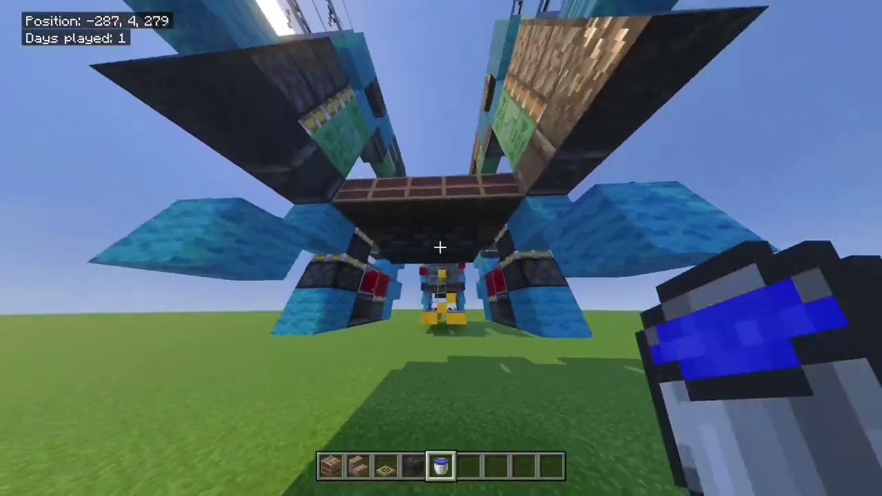 how to make airlock system | minecraft bedrock 1.21 | subscribe