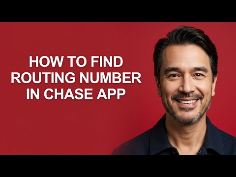 How To Find Routing Number In Chase App - KevinHowTo