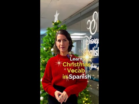 Christmas Vocabulary in Spanish with Ximena