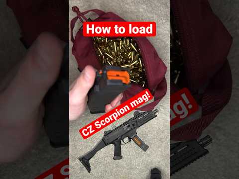 How to load CZ Scorpion mags ๐ฒ#shorts #demolitionranch #howto