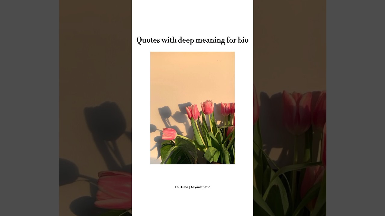 Quotes with deep meaning for bio 🤍 #shorts #aesthetic