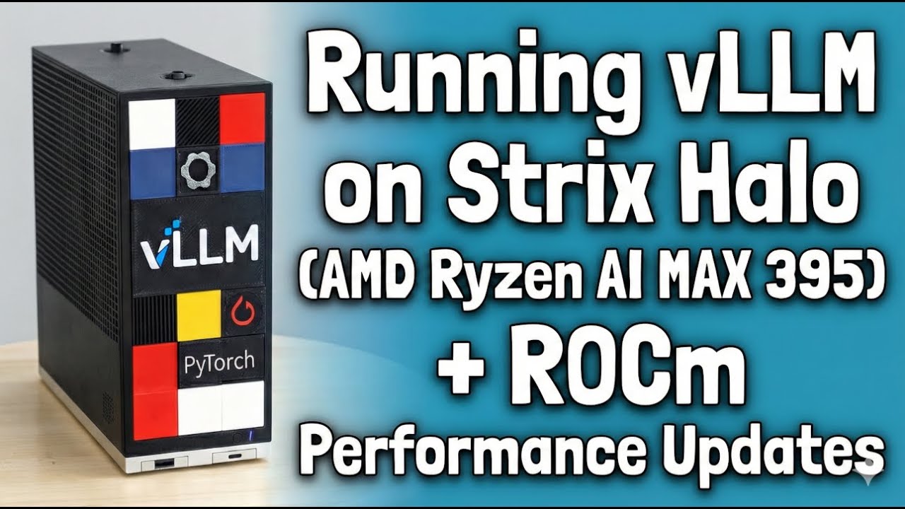 Running vLLM on Strix Halo (AMD Ryzen AI MAX) + ROCm Performance Updates