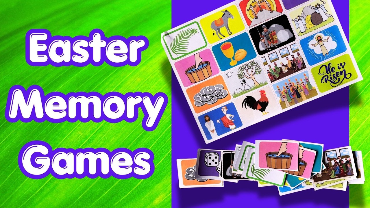 Easter Memory Match - Activity Sheet - Bible Games