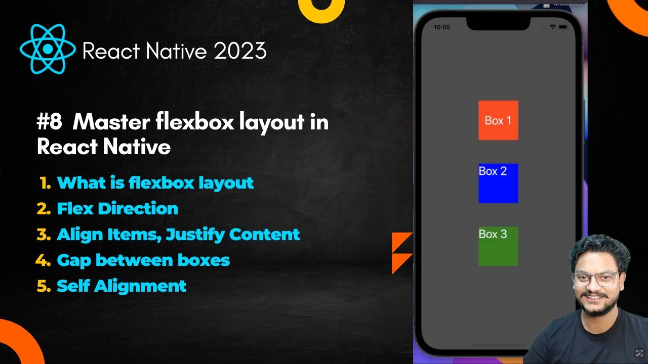#8 Master Flexbox layout in React Native #reactnative #javascript #mobileapp