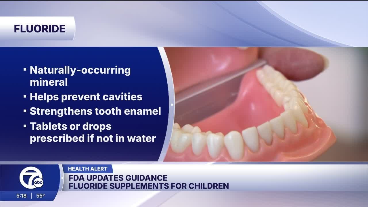 FDA updates fluoride supplement guidance for children. Here's what you should know.