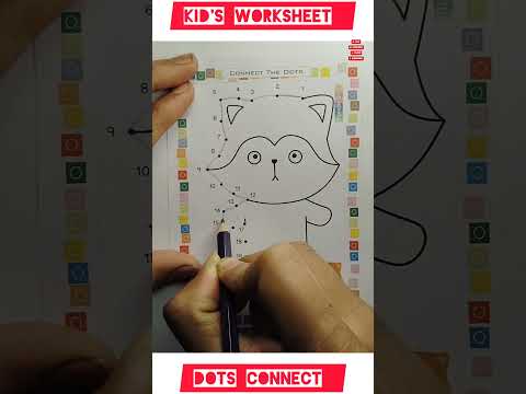 Worksheet - 24 Connect The Dots #Kg #Lkg #Kids #Fun #Entertainment #kidsvideo