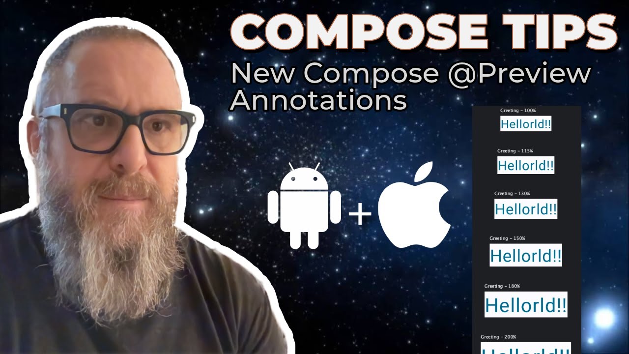 Compose Tips - New Compose @Preview Annotations