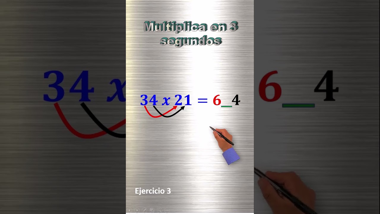 🤗 Cómo MULTIPLICAR en 3 SEGUNDOS (de forma MENTAL) | TRUCOS MATEMÁTICOS | Ejercicio 3 #profeguille