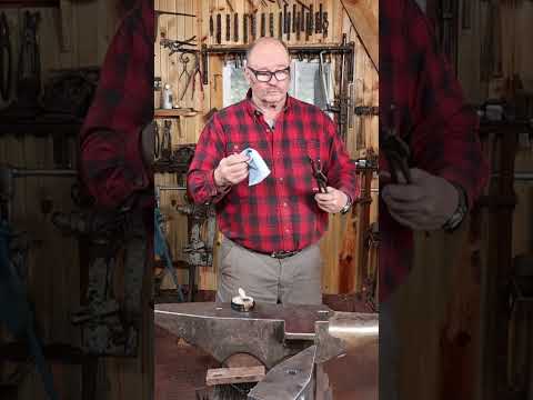 Forge Finish Wax for Blacksmiths - #shorts