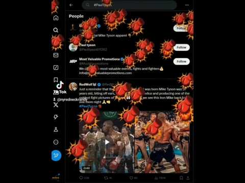 Twitter Celebrates #miketyson #jakepaul Fight on Netflix