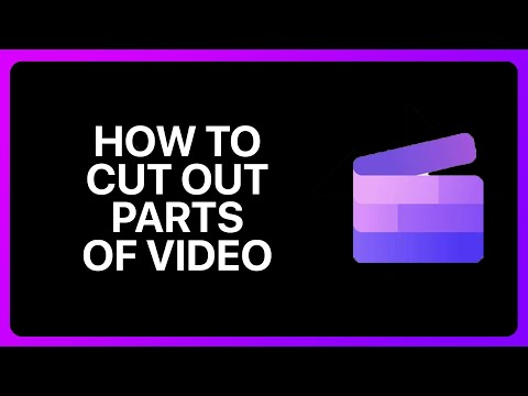 How To Cut Out Parts Of Video In Clipchamp Tutorial