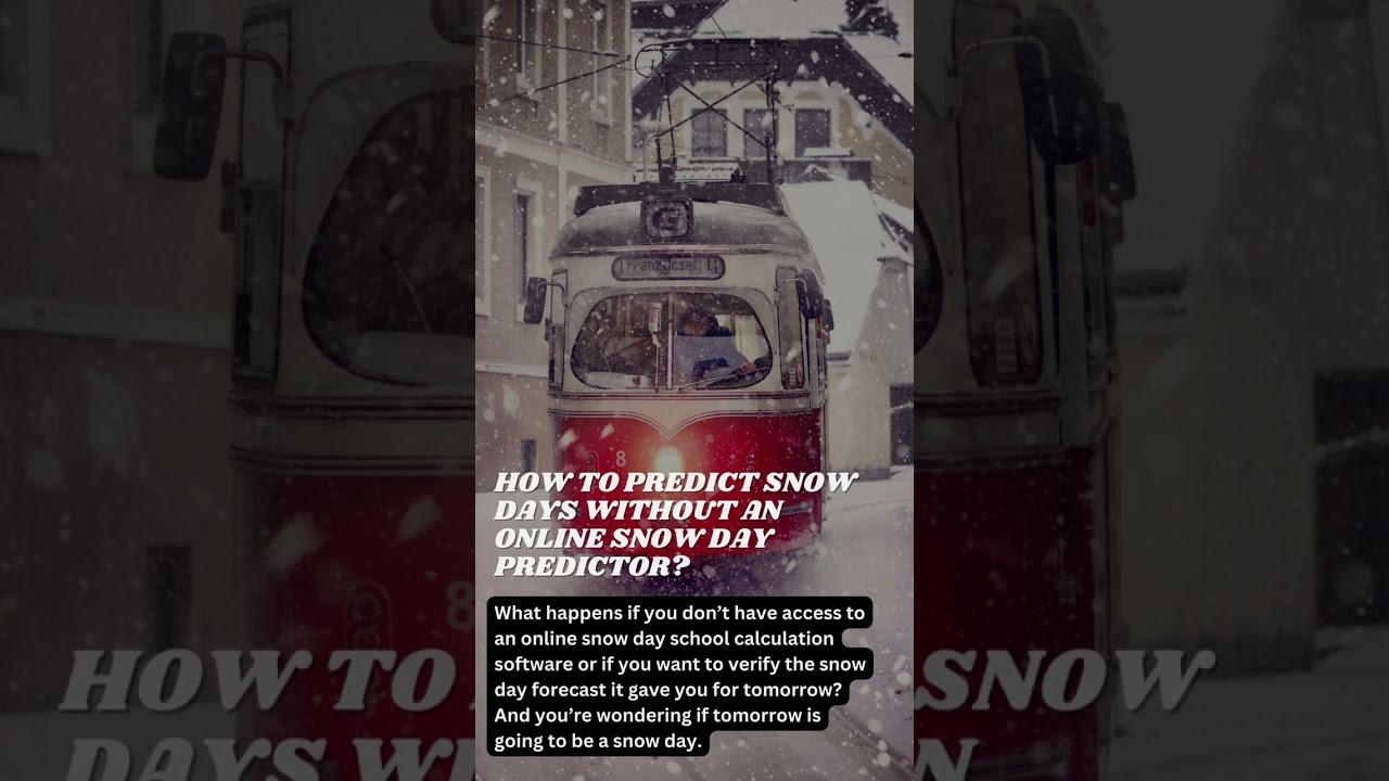 Predict Snow Days Without an Online Snow Day Predictor | Onion Calculator.com