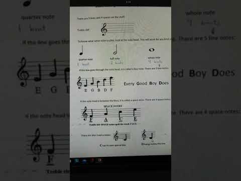 Music spelling turorial