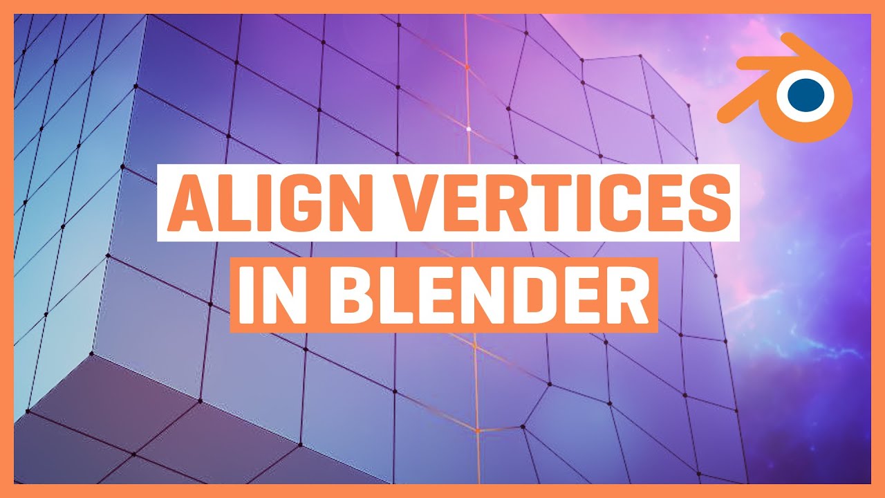 How to Align Vertices | Blender