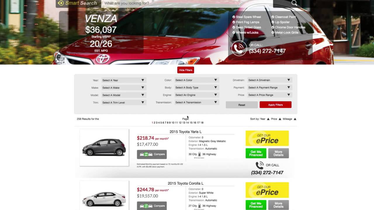 Smart Search Inventory Feature - Dealer Lead Driver