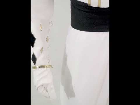 Movie Mighty Morphin Power Rangers Tommy Oliver White Ranger Ninja Cosplay Costume