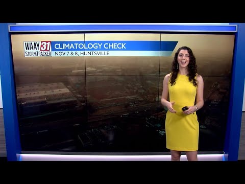 Climatology Check with WAAY 31 Meteorologist Grace Anello
