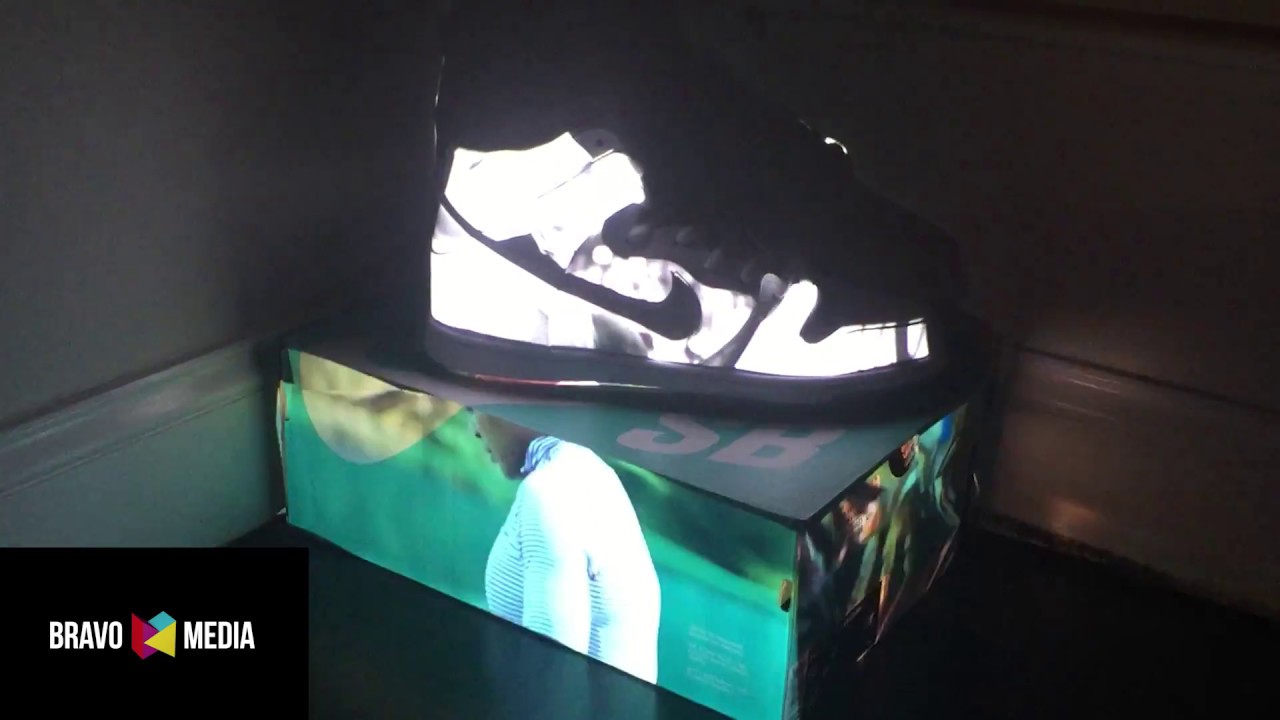 Projection Mapping onto a Nike Sneaker