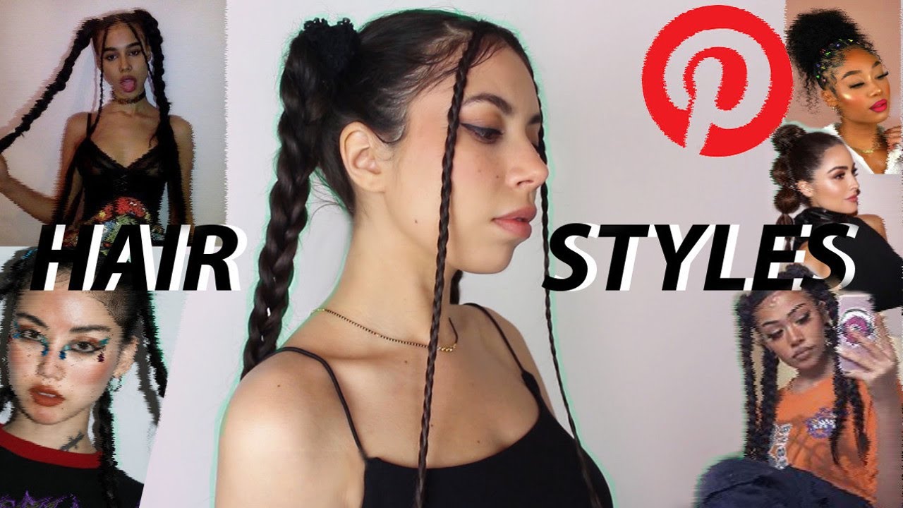 Recreating HAIRSTYLES from Pinterest for Long Hair