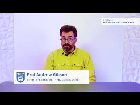 Educational and Social Policy, Prof. Andrew Gibson