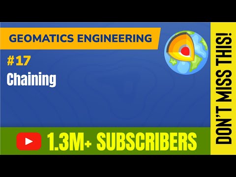 Chaining - Linear Measurements - GATE Geomatics Engineering Video ...