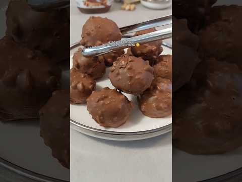 Homemade Ferrero Rocher😋😋#shorts