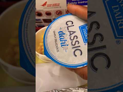Flight food series- Air lndia meals #airindia #flightfood #aeroplane #flight #vegetarian #travel