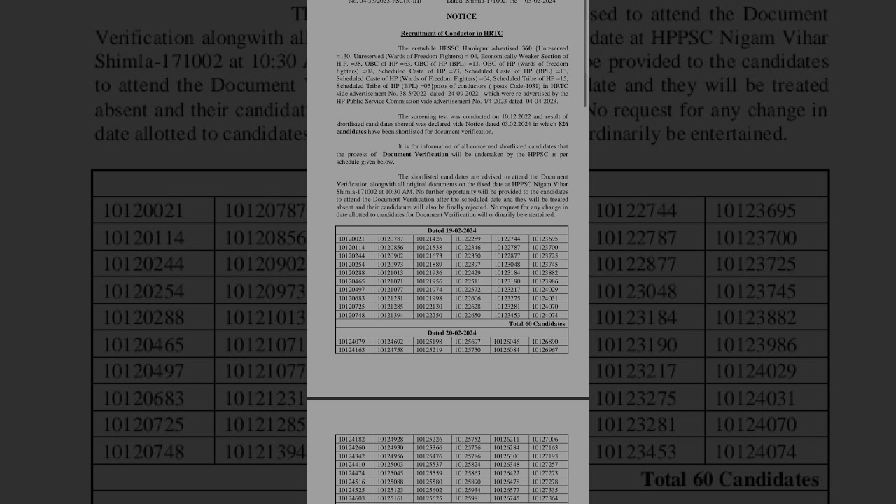 HP CONDUCTOR DOCUMENTATION SCHEDULE 2024