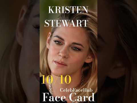 Kristen Stewart 10/10 Face Card #celebrity #actress #kristenstewart #celebrities #beauty #beautiful