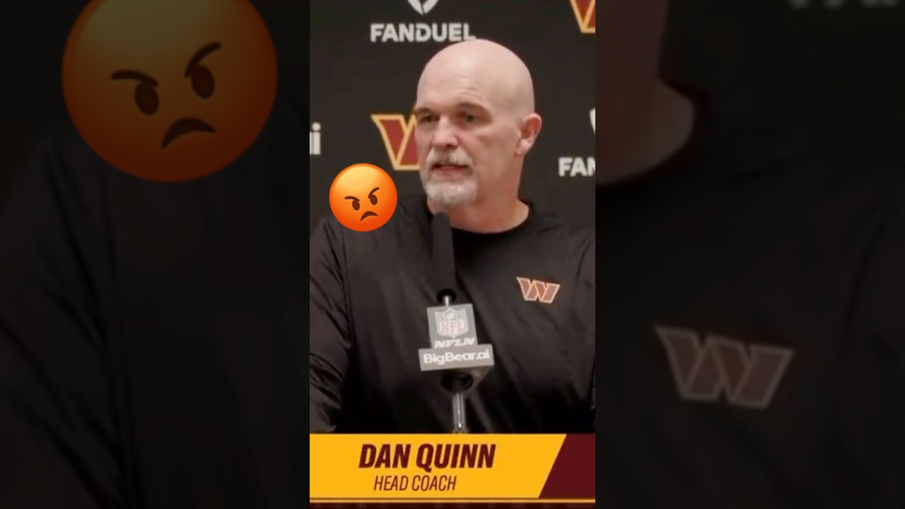 Dan Quinn FRUSTRATED with the defense. Will look at everything! #Washington #Commanders