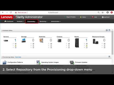 How to download and import Individual firmware updates for Lenovo XClarity Administrator