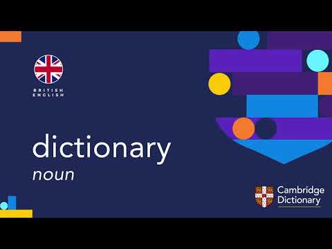 How to pronounce dictionary | British English and American English pronunciation