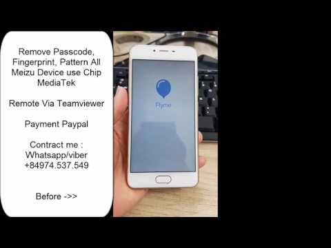 Hard Reset Remove Pin, Pattern, Password lock Meizu M3s M3 note mx6 mx3