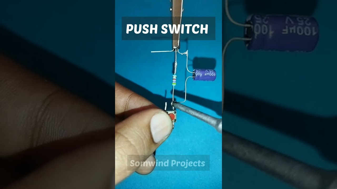 Led Timer Circuit Using BC 547 Transister 🕰️ || #shorts #trending #viral #bc547 #timer