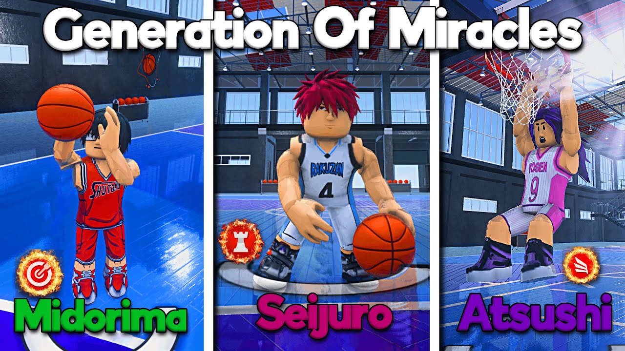 I Put The Generation Of Miracles In Roblox Basketball & THIS HAPPENED!!