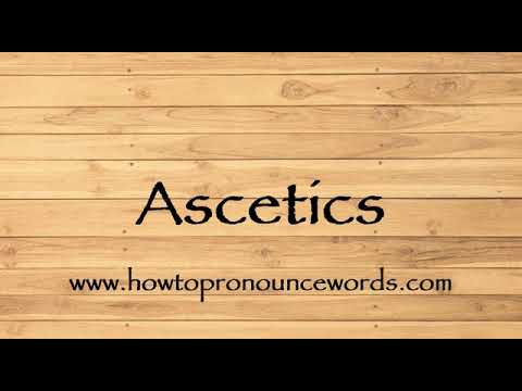 How To Pronounce Ascetics ? How To say Ascetics New Video