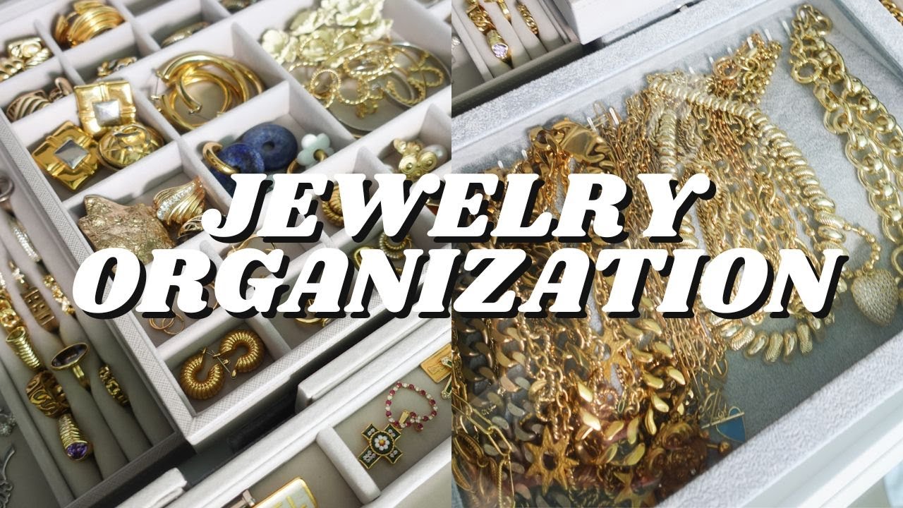 Organize my Jewelry with me (Stackers Jewelry Trays & Amazon Jewelry Organizers) || IMLVH