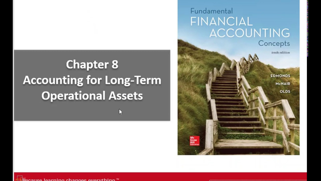 ACCT 201 Chapter 8 Lecture Accounting for Long term Operational Assets