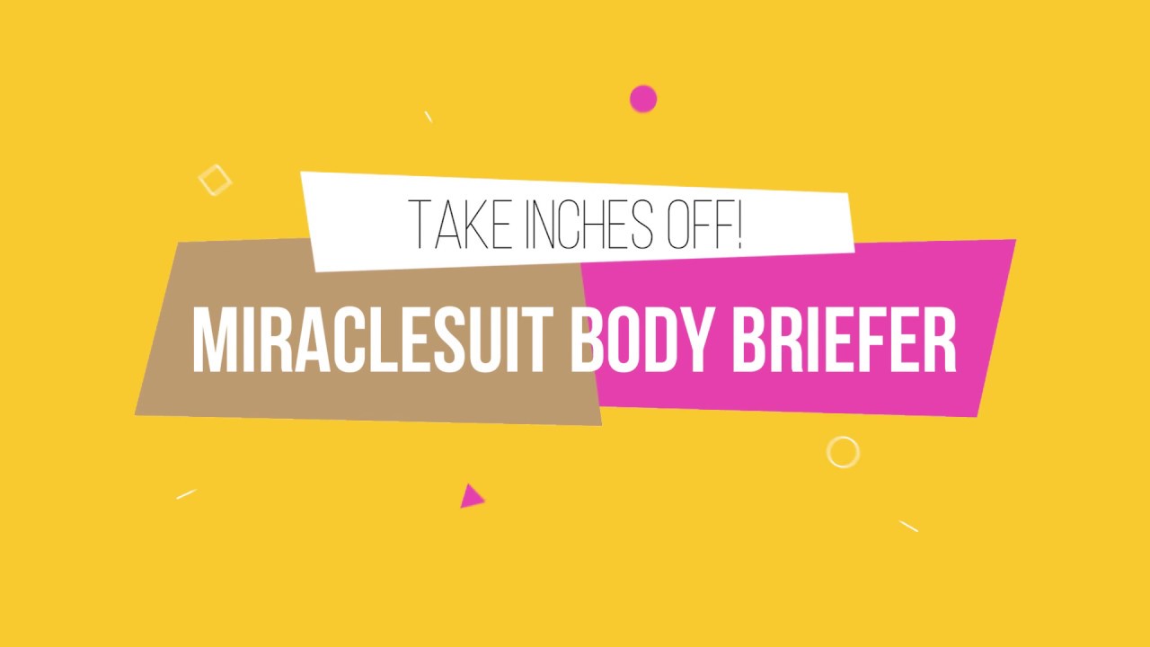 Look 10lbs Lighter With A Miraclesuit Extra Firm Control Body Briefer