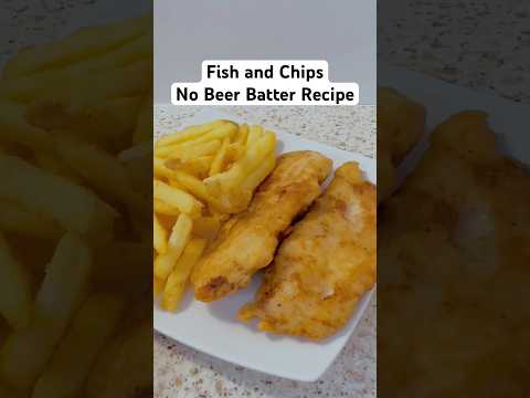 Fish and Chips No Beer Batter Recipe #shorts
