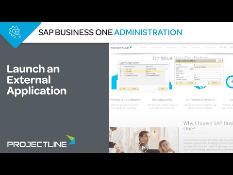 Launch an External Application | SAP Business One Tip