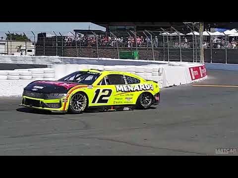Final Four Laps of the 2025 Toyota / Save Mart 350 at Sonoma Raceway (Sears Point) From Turn 11