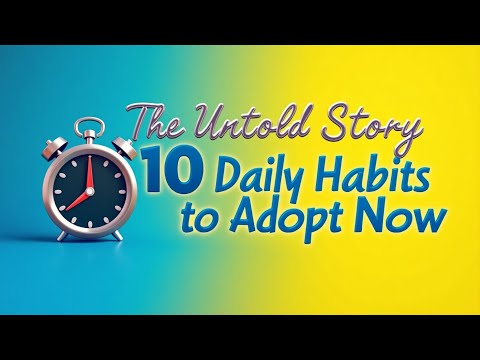 The Untold Story of How to Be Successful in Life: 10 Daily Habits to Adopt Now ⏳