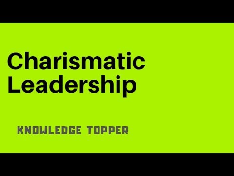 Charismatic Leadership Theory By Knowledge Topper (Urdu/Hindi)