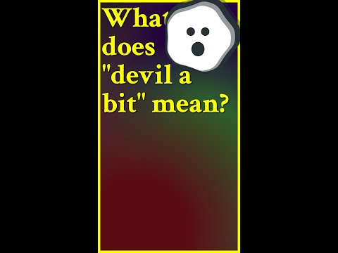 It seems that this is a slang saying from Dublin, Ireland. It means "nothing at all". Yo... #shorts