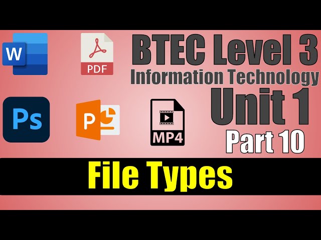 Understanding File Types: A Comprehensive Guide to Audio, Video, Image, and Document Formats ...