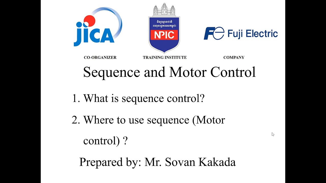 Learning Sequence Control and Motor Control (Part 1)