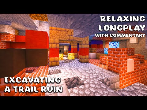 Relaxing Minecraft Longplay 🌿 Excavating a Trail Ruin (with Commentary)