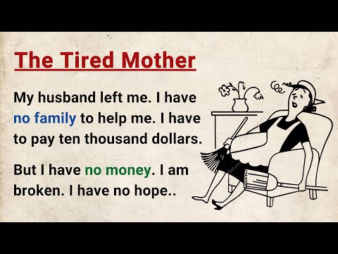 Learn English through Stories Level 3 ⭐ The Tired Mother - Emotional English Story for Listening